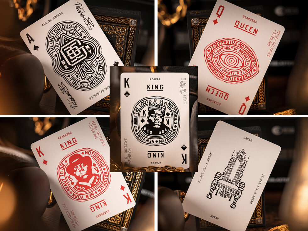 The Notorious B.I.G. Playing Cards—Gold Lunchbox | American Advertising ...